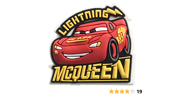 Jibbitz Lightning McQueen Text