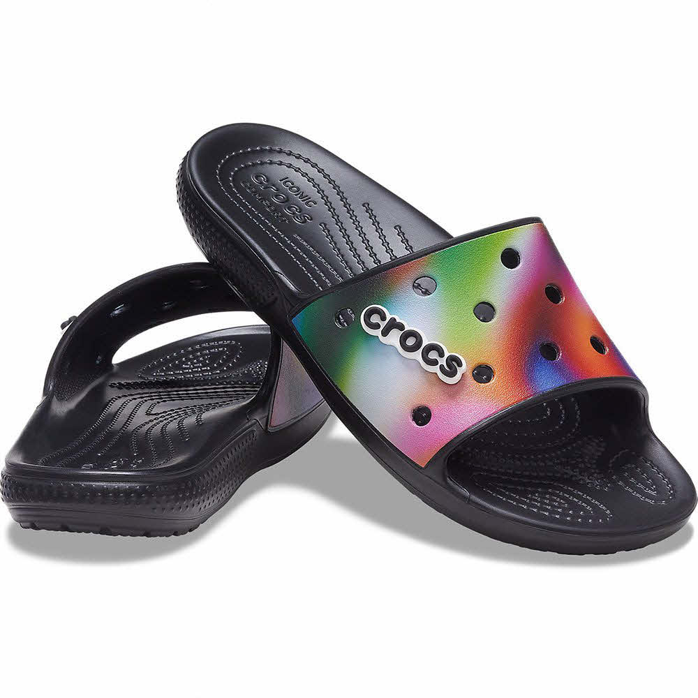 Crocs Classic Solarized Slide black multi