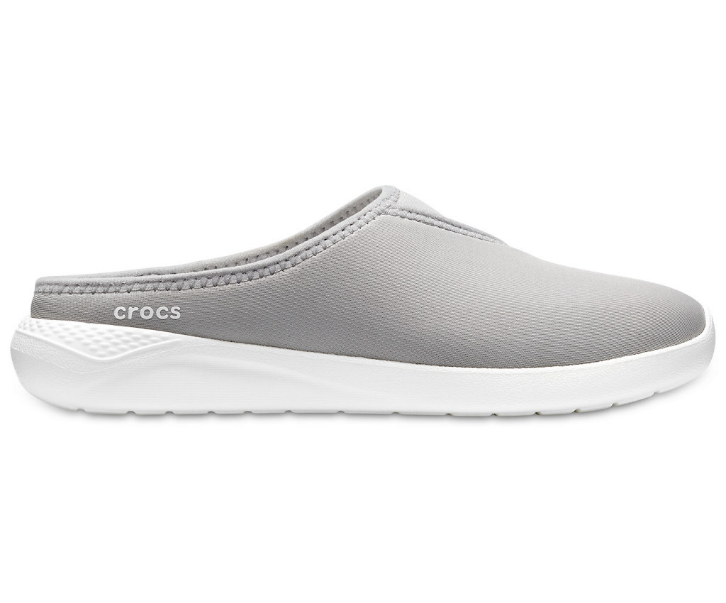 Crocs Schuhe Damen light grey white