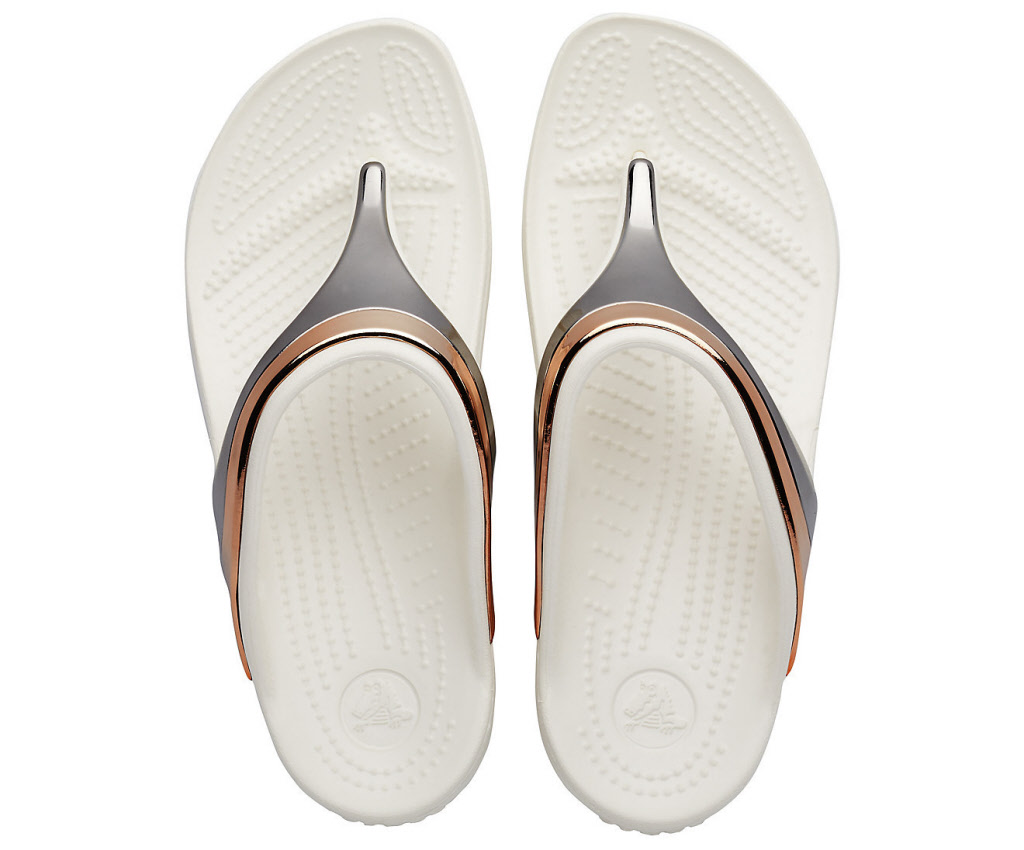 Crocs Schuhe Damen multi rose gold oyster