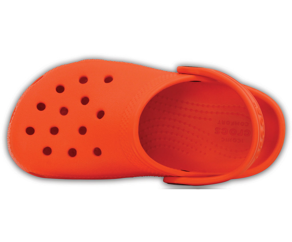 Crocs Schuhe Kinder Classic Clog tangerine