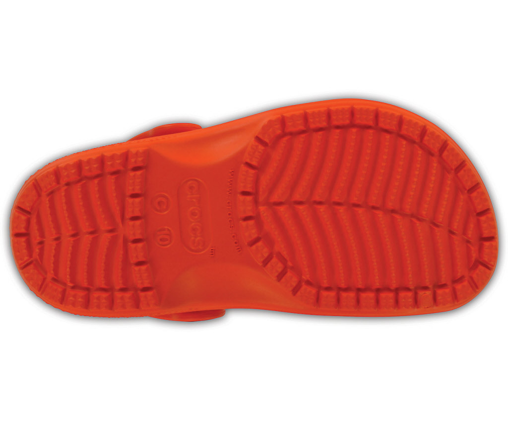 Crocs Schuhe Kinder Classic Clog tangerine