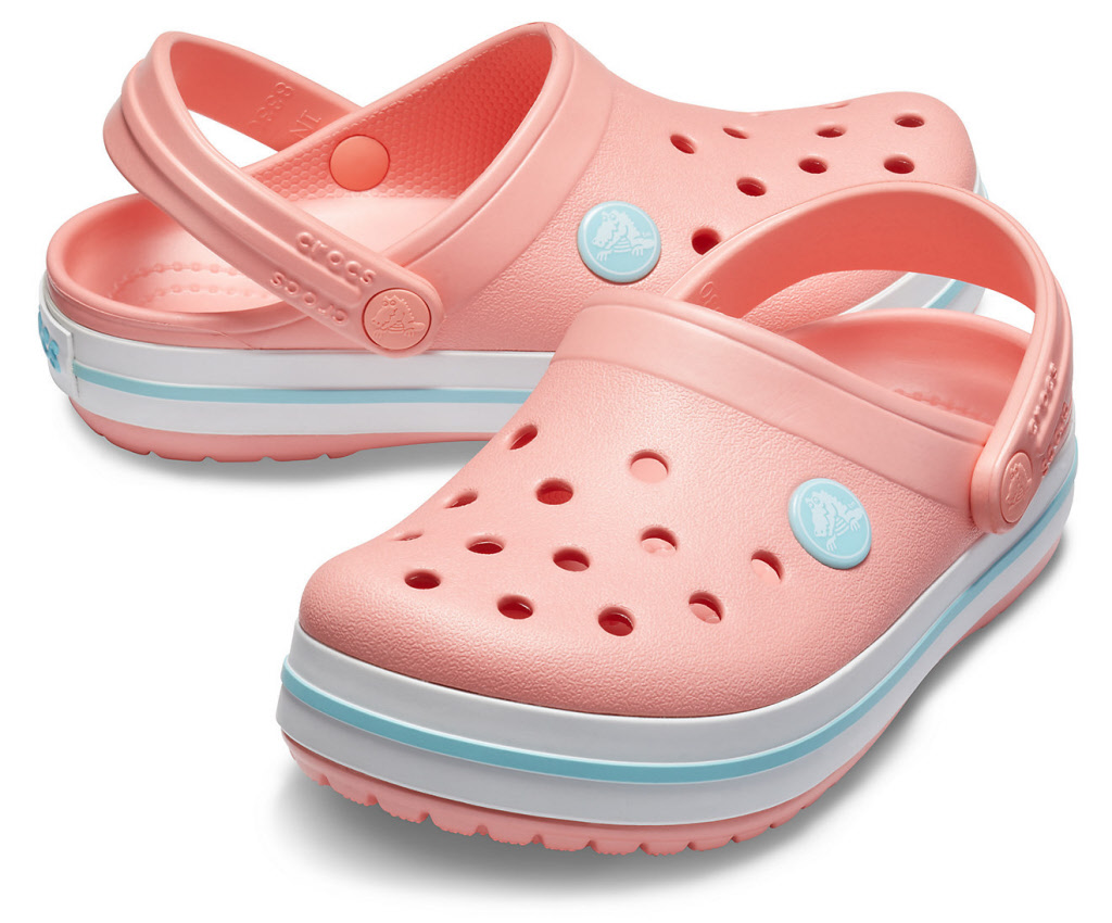 Crocs Schuhe Kinder melon ice blue
