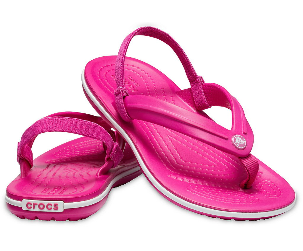 Crocs Schuhe KinderCrocband Strap Flip candy pink